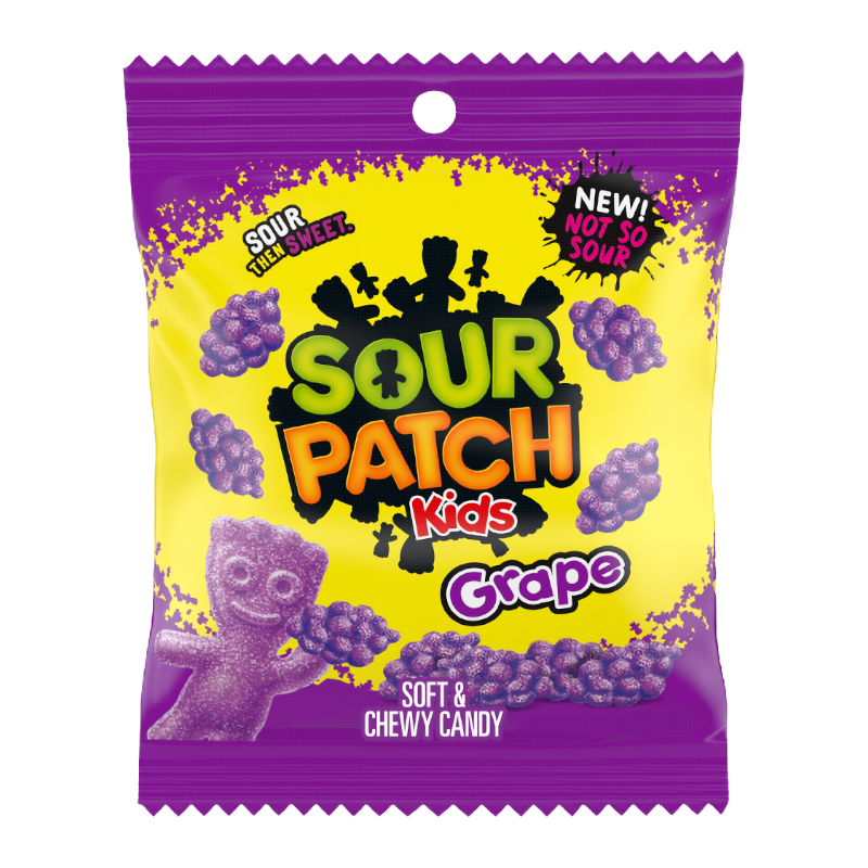 Sour Patch Kids Grape - American Sweets - 102g Bag