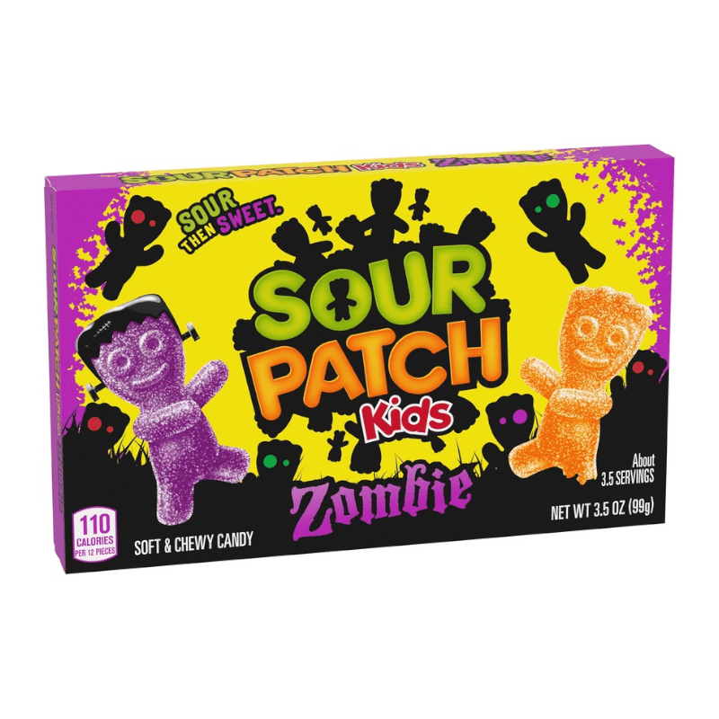 Sour Patch Zombie Kids - Halloween Candy Sweets Theatre Box - 99g