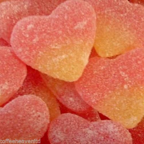 The Sweet Spot Spanish Peaches Gummy Heart Sweets