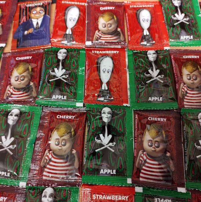 The Addams Family Popping Candy - 1.1g Mini Sachet