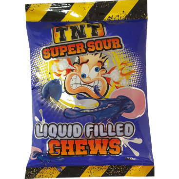 TNT Super Sour Liquid Filled Chews - 150g