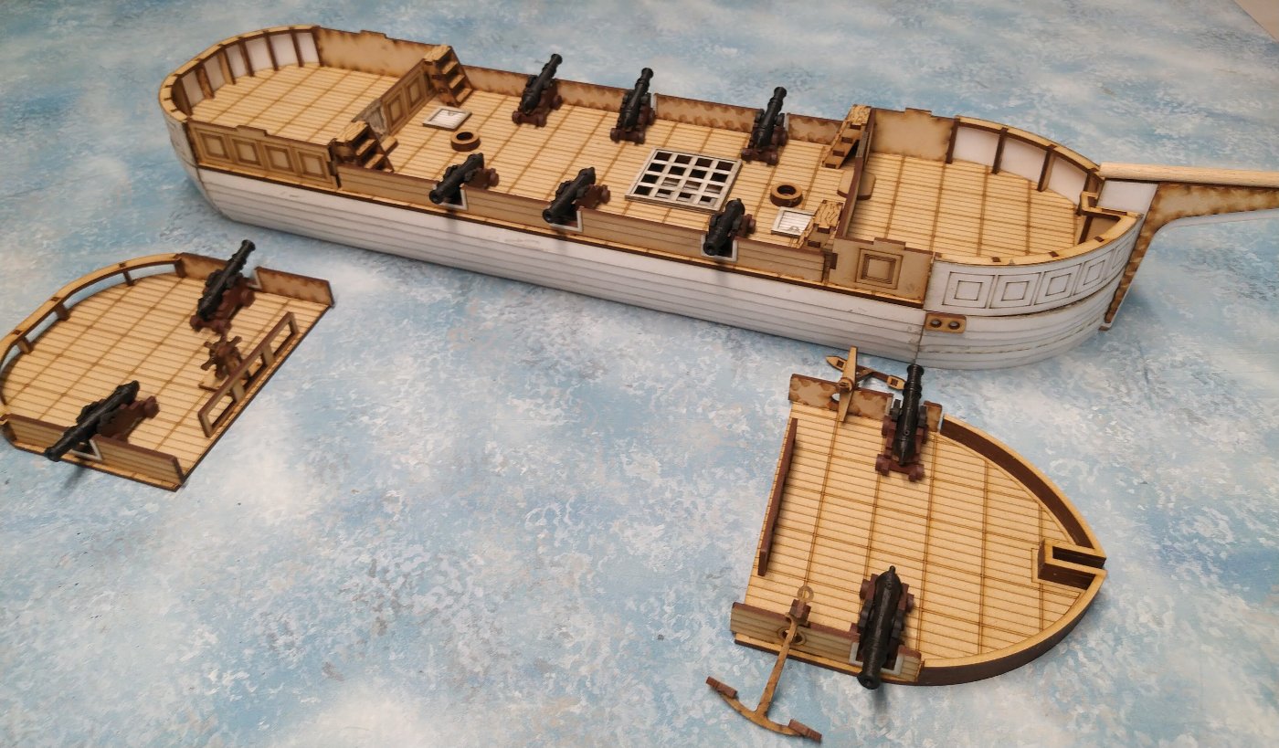 28mm BRIGANTINE SHIP