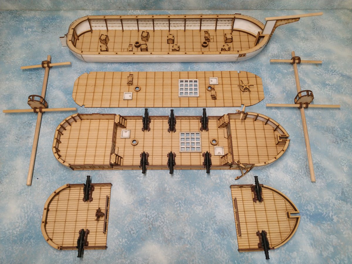 28mm BRIGANTINE SHIP