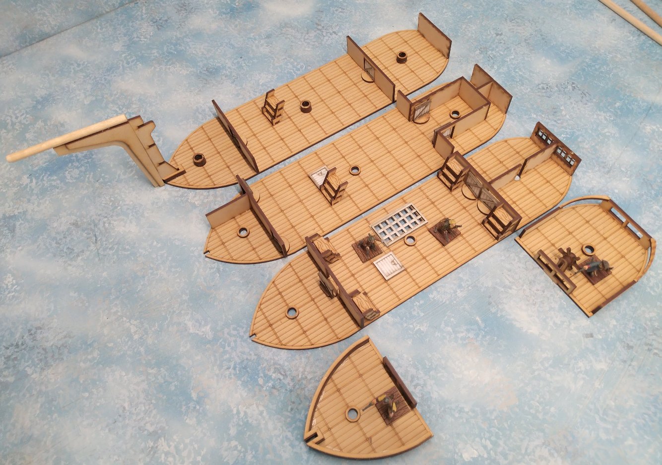 SAILING SHIP D&D 3D MAP