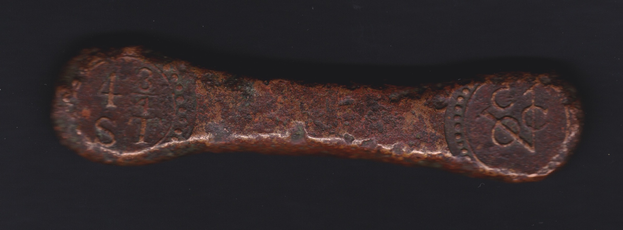 Ceylon 4 3/4 Stuiver 1/2 Larijn 1785, Colombo, VOC issued - SOLD - SOLD ...