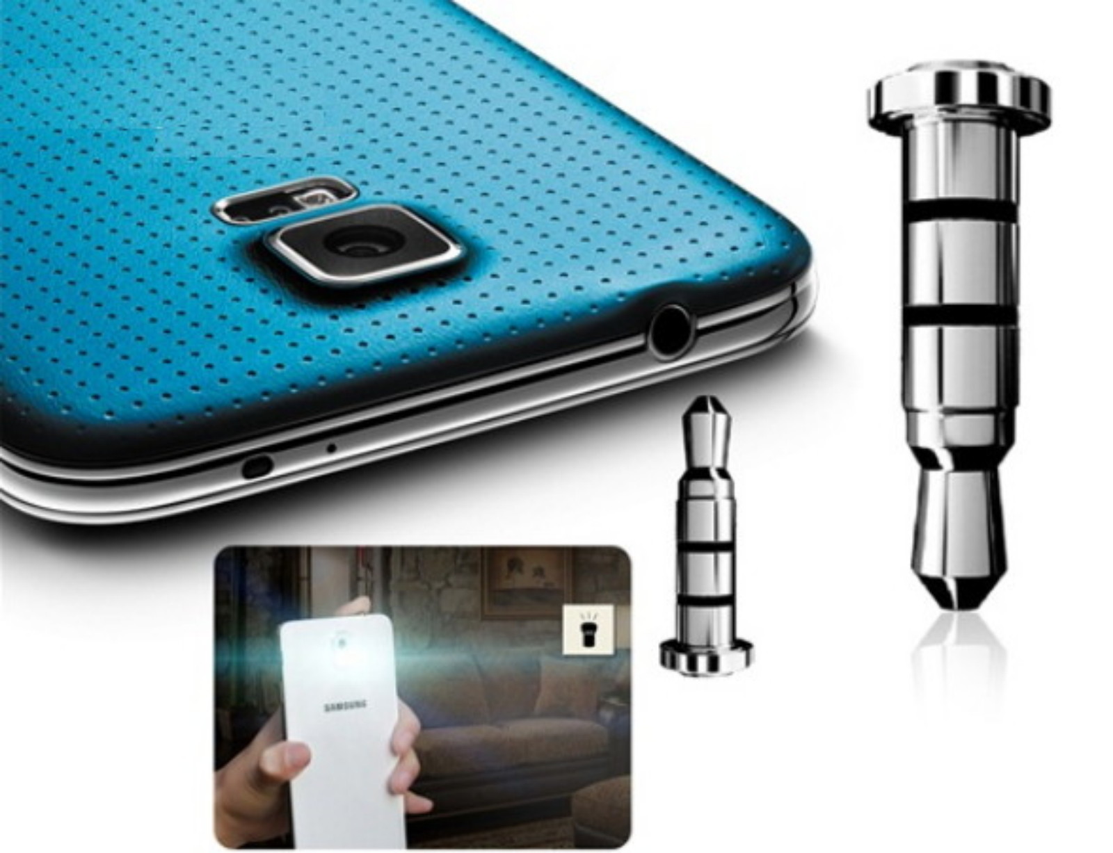 Android Smart Phone Button iKey Pressy MiKey Klicky Dust Proof Plug ...