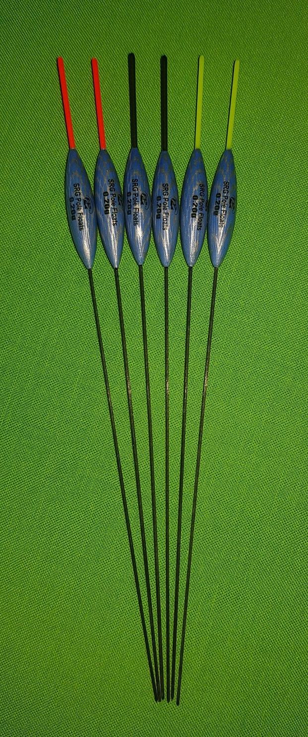 SRG002 Pack of 6 High Quality Pole Floats Chianti Fiberglass Stem ...