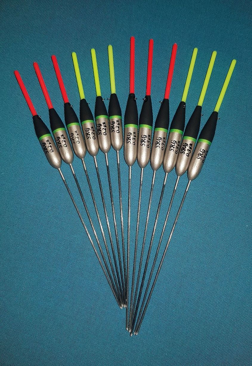 12 x Assorted Pole Floats Pack E