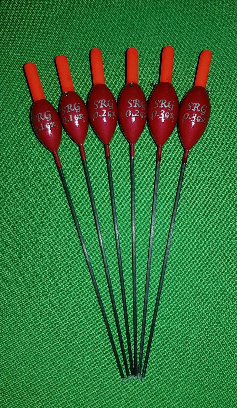 6 x Assorted Pole Floats Pack 339R6