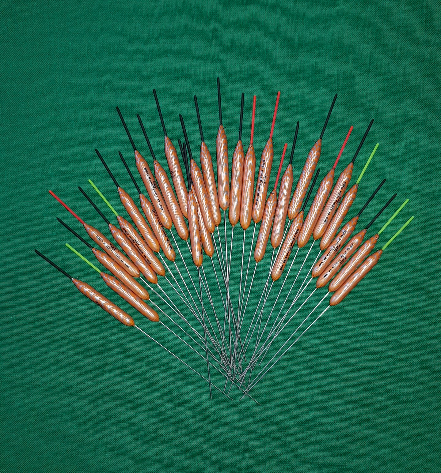 'MATCH RANGE' CLEARANCE x 30 Pole Floats (SRG008)