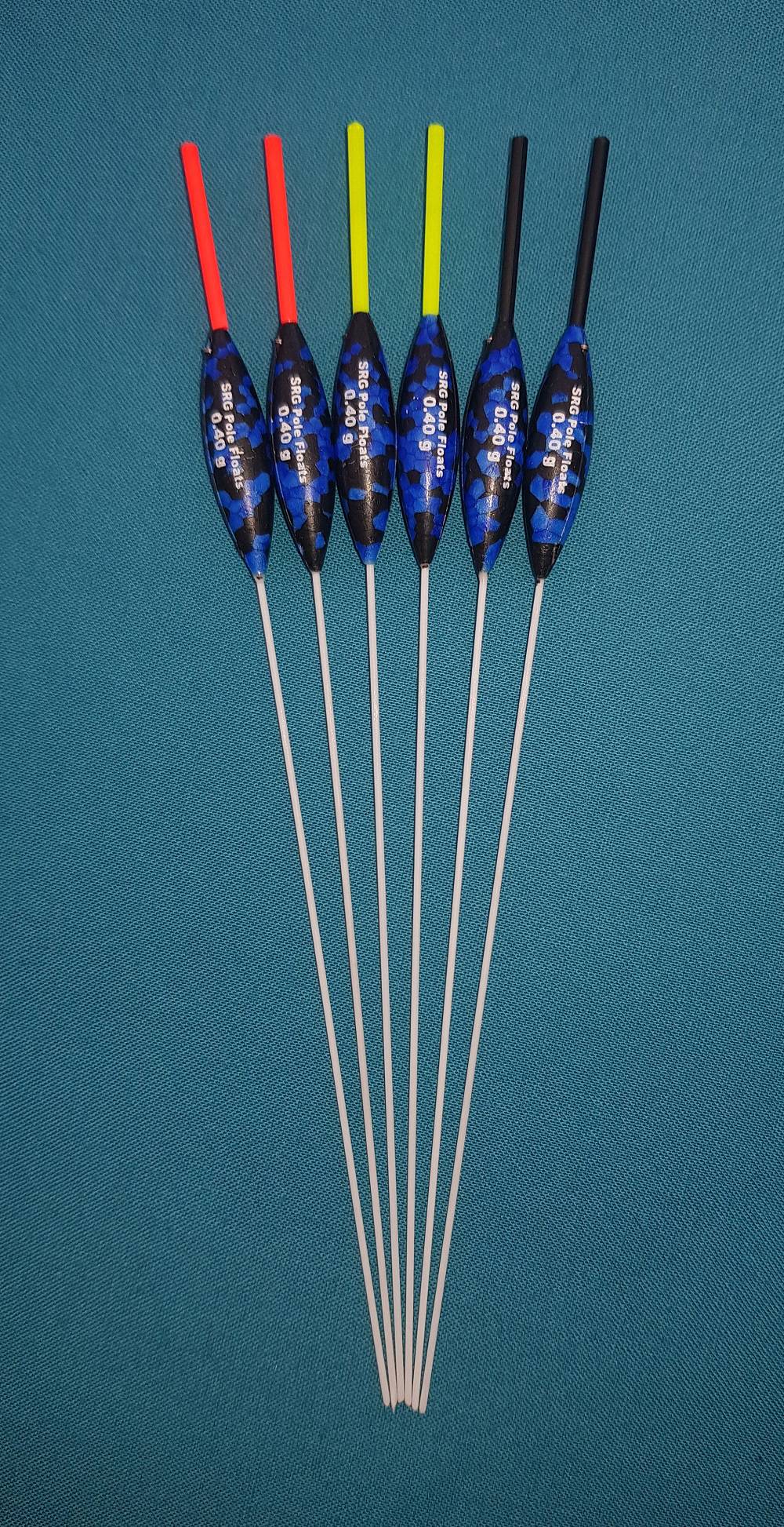 SRG101 Pack of 6 High Quality Pole Floats Power Chianti Fiberglass Stem ...