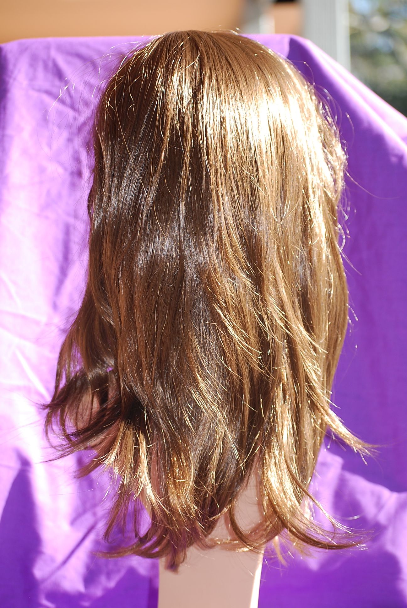 Mid Length Straight with Slight Wave Black Only