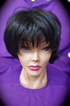 straight extra short Bob