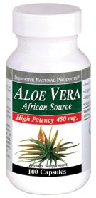 Aloe Vera High Potency 450 mg Natural Laxative