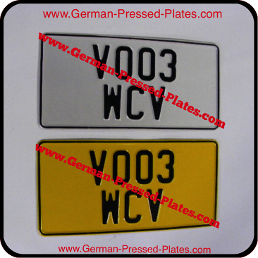 JAP JDM PRESSED NUMBER PLATES