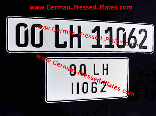 German Square & Oblong Plate Pressed