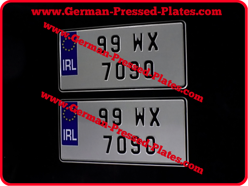 JAP JDM PRESSED NUMBER PLATES