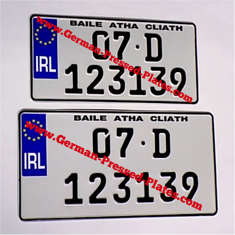 German Square & Oblong Plate Pressed