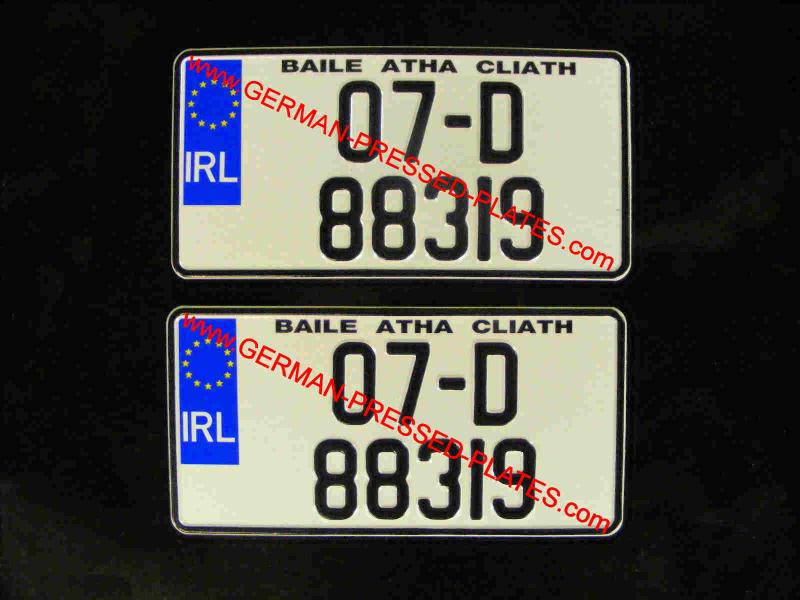 JAP JDM PRESSED NUMBER PLATES