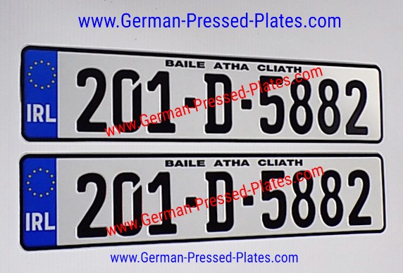 German Pressed Plates x2 with Fixing Kit