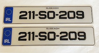 Gel 3D Number Plates