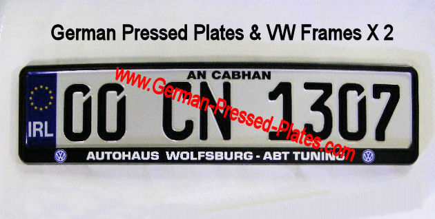German Pressed Plates x2, Fixing Kit, Seals & Platettes