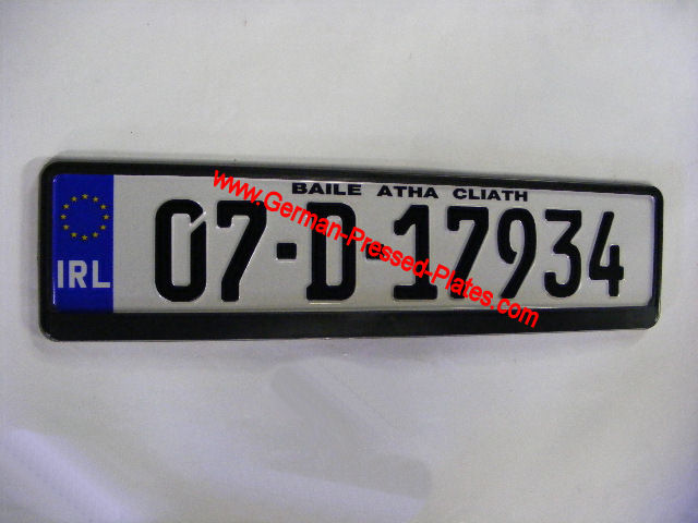 German Pressed Plates x 2 + Black Frames x 2