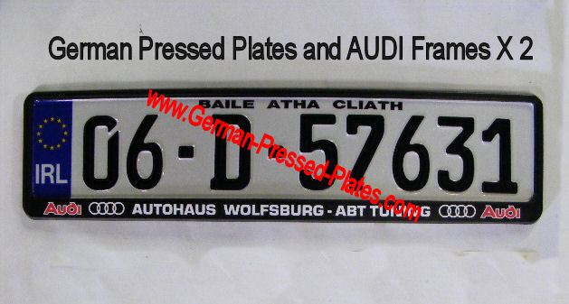 German Pressed Plates x2, Fixing Kit, Seals & Platettes