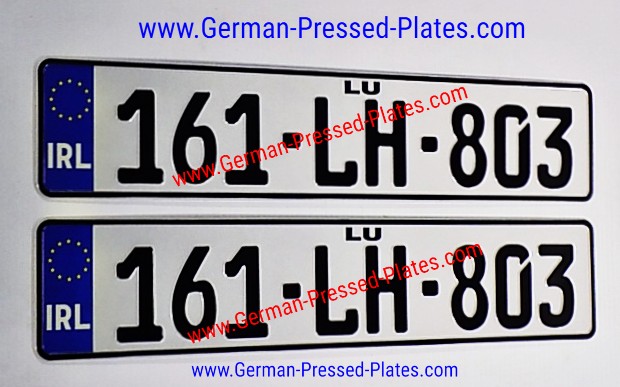 German Pressed Plates x2, Fixing Kit, Seals & Platettes