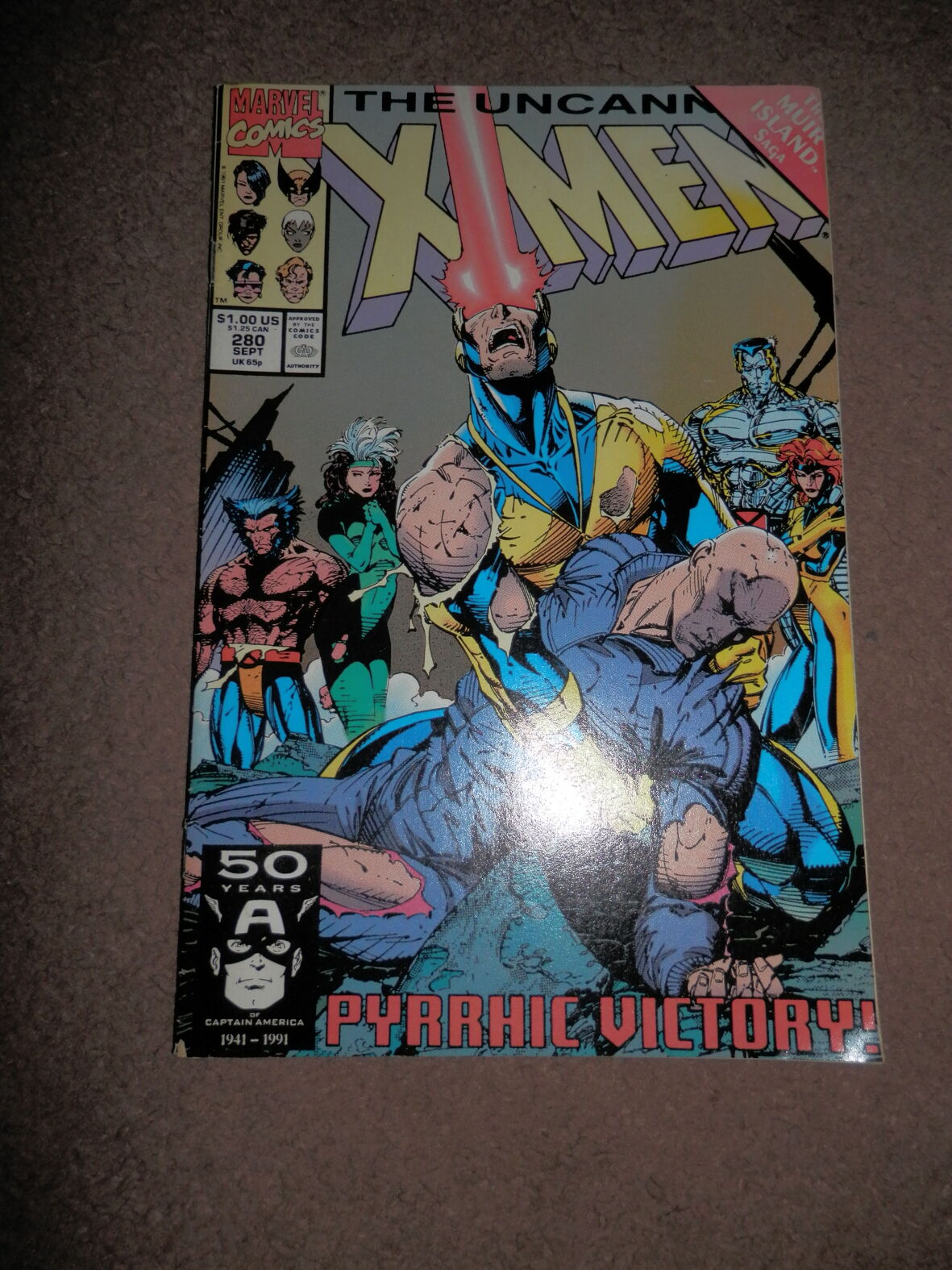 Marvel Comics The Uncanny X-Men 280 (September 1991)