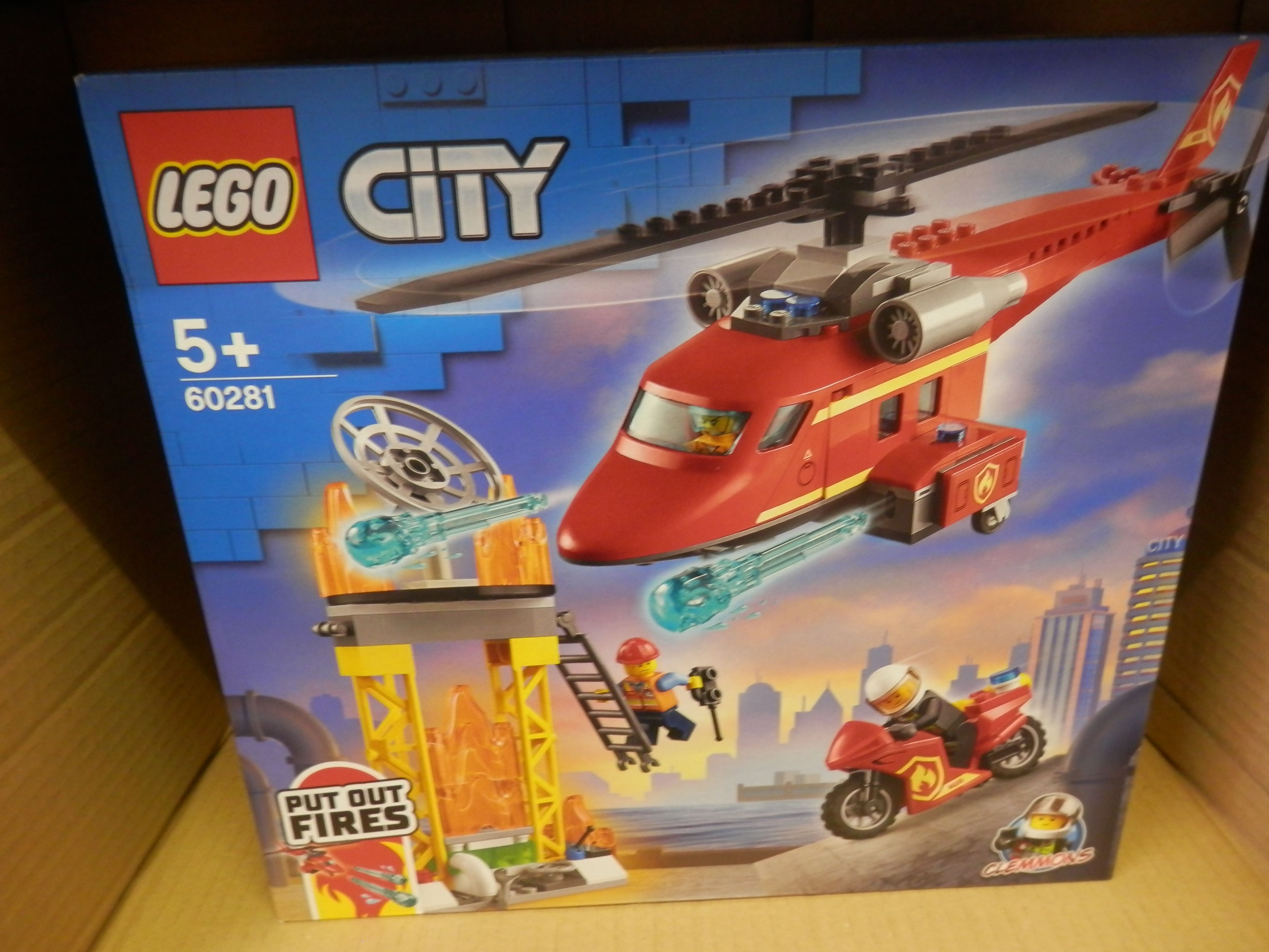 Lego City 60281 Fire Rescue Helicopter