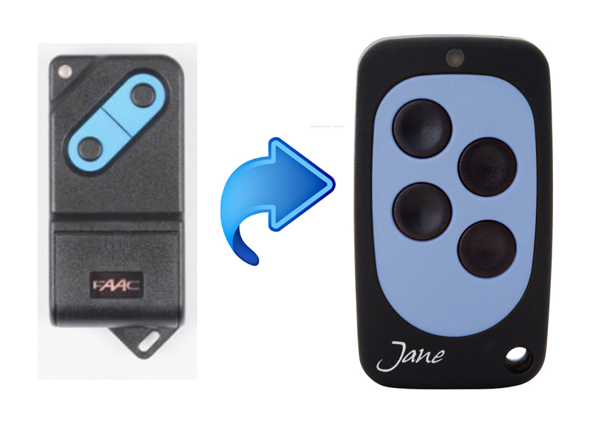 FAAC TM2 418SL Gate Remote Control Keyfob Transmitter Key Fob