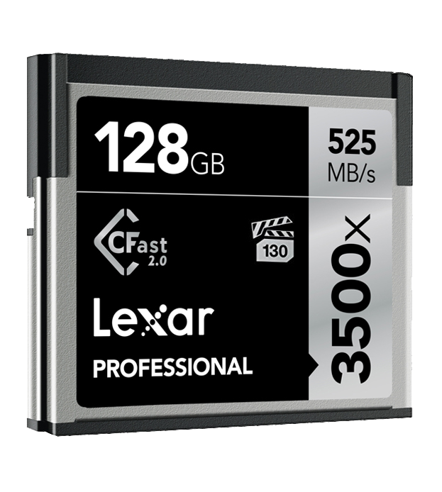 Lexar 128GB CFast Professional 525MB/s