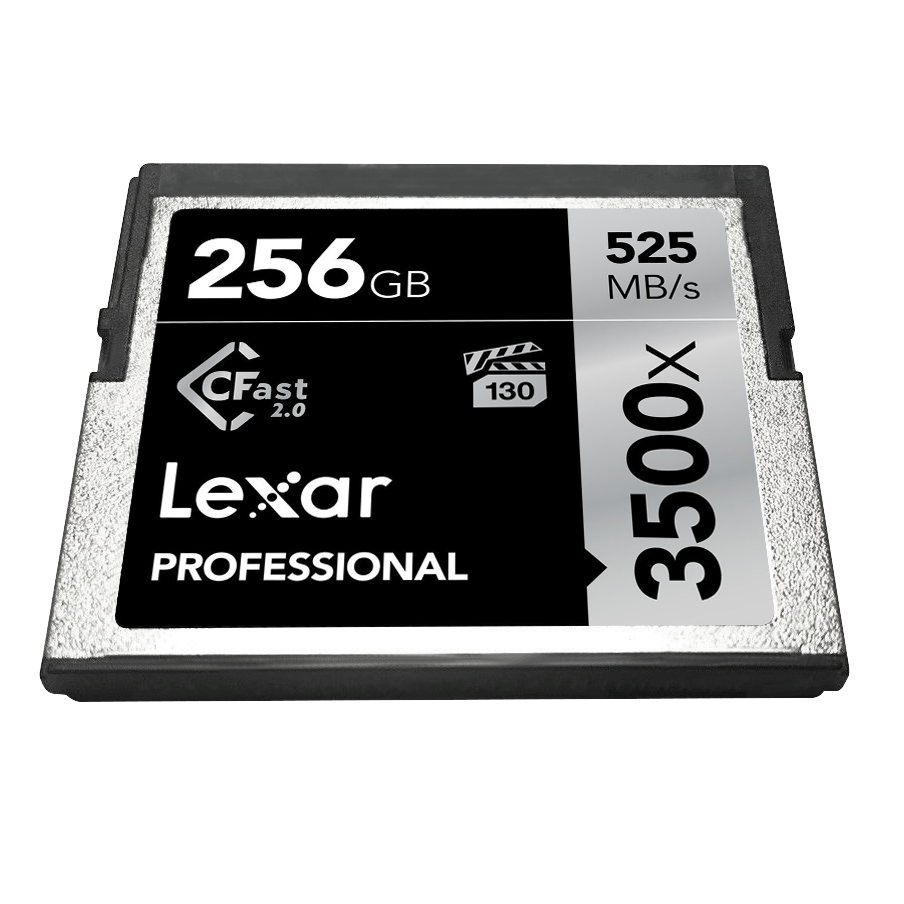 Lexar 256GB CFast Professional 3500x (525MB/s)