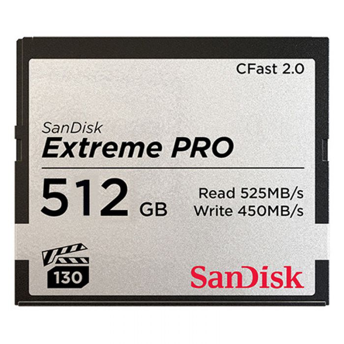 SanDisk 512GB Extreme Pro CFast 525MB/s