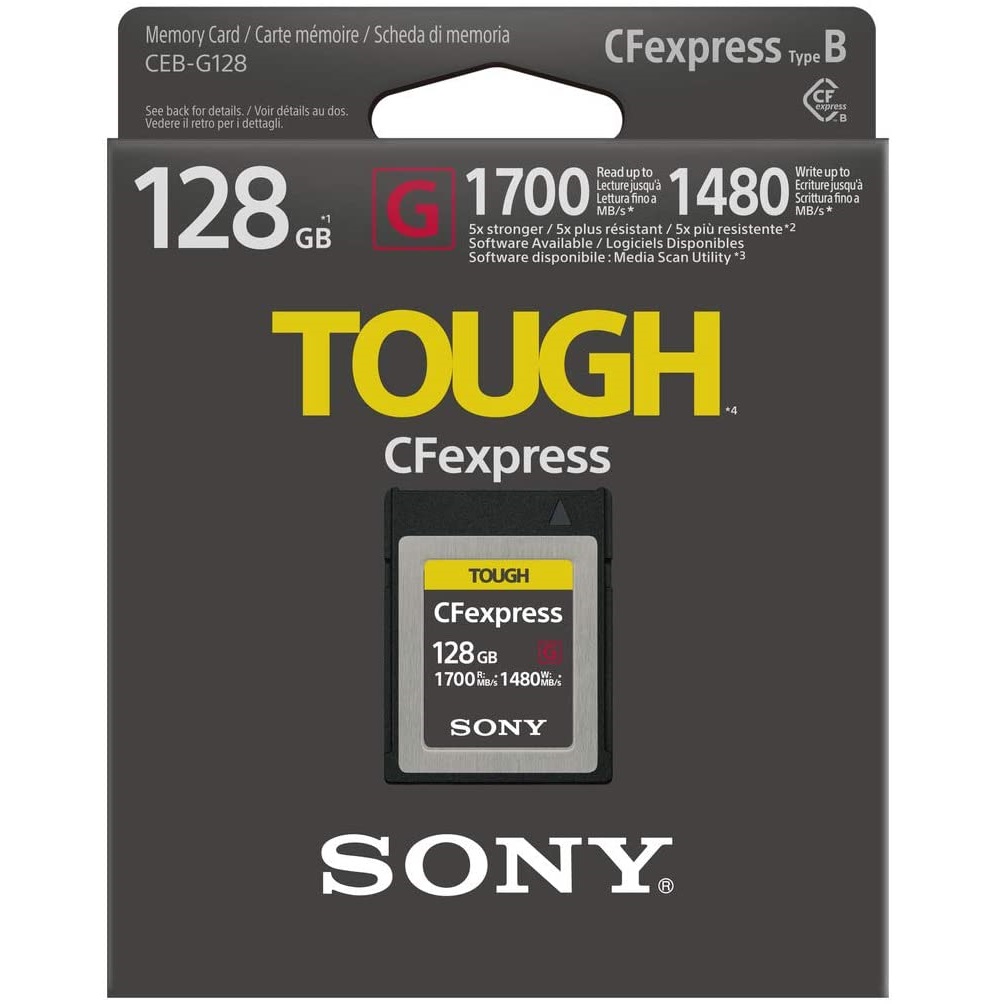Sony 128GB CF Express Type B 1700MB/s TOUGH