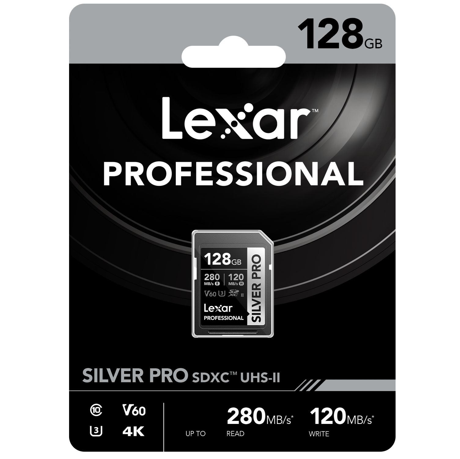 Lexar 128GB SDXC Professional Silver Pro