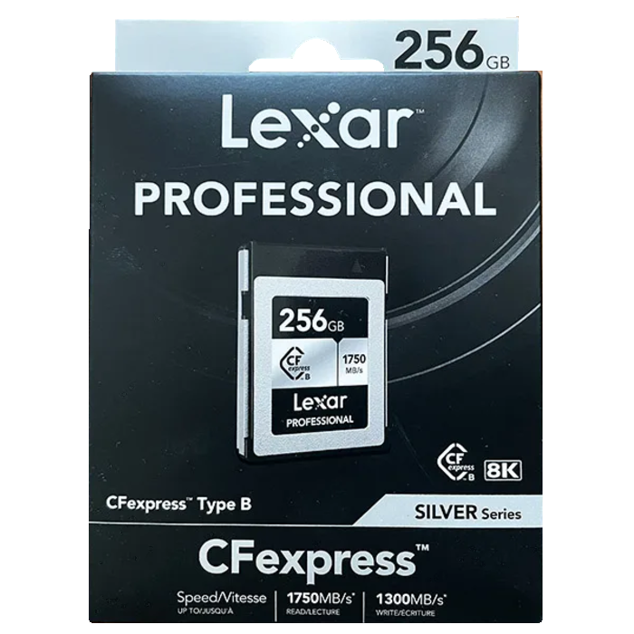 Lexar 256GB Professional CFexpress Type-B Silver