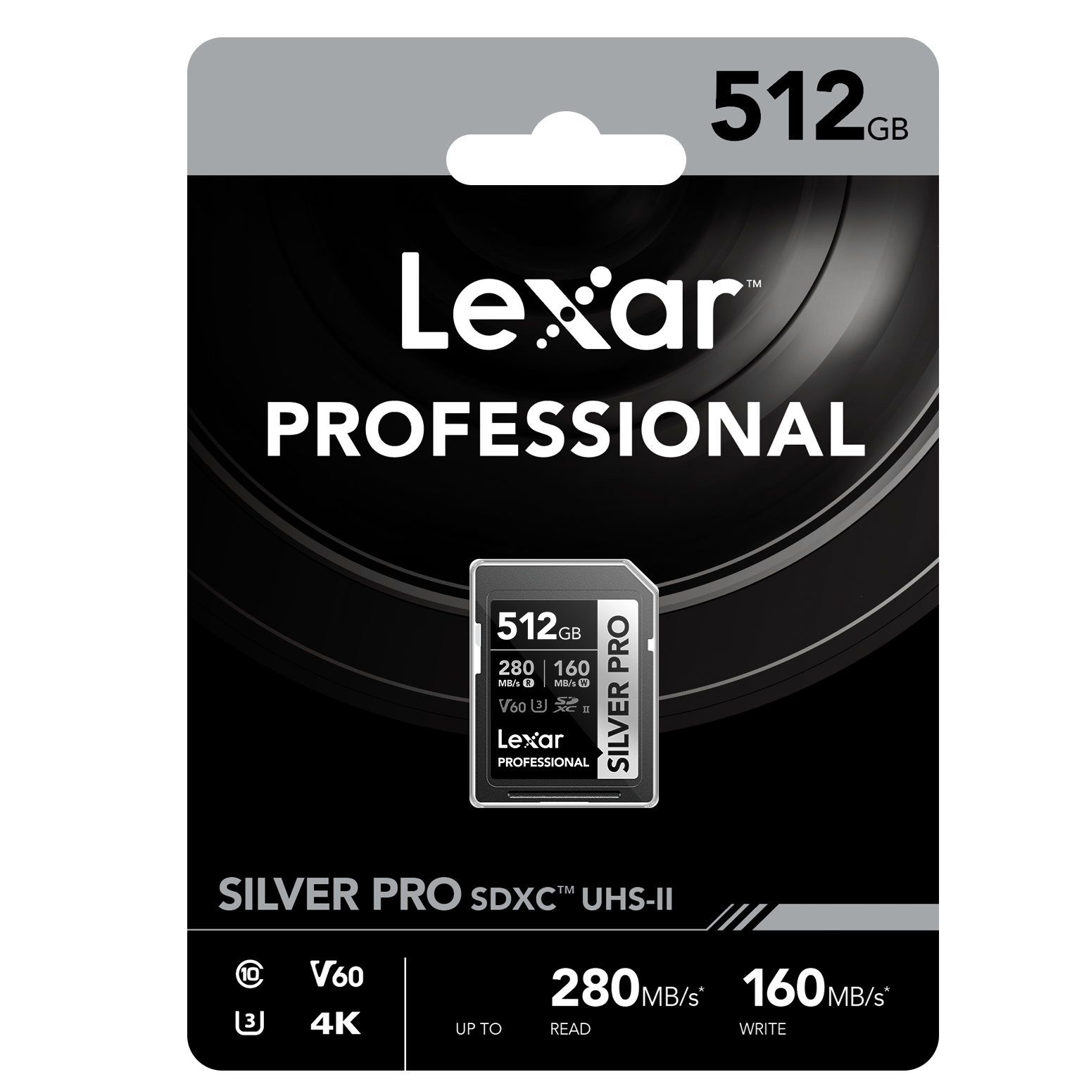 Lexar 512GB SDXC Professional Silver Pro