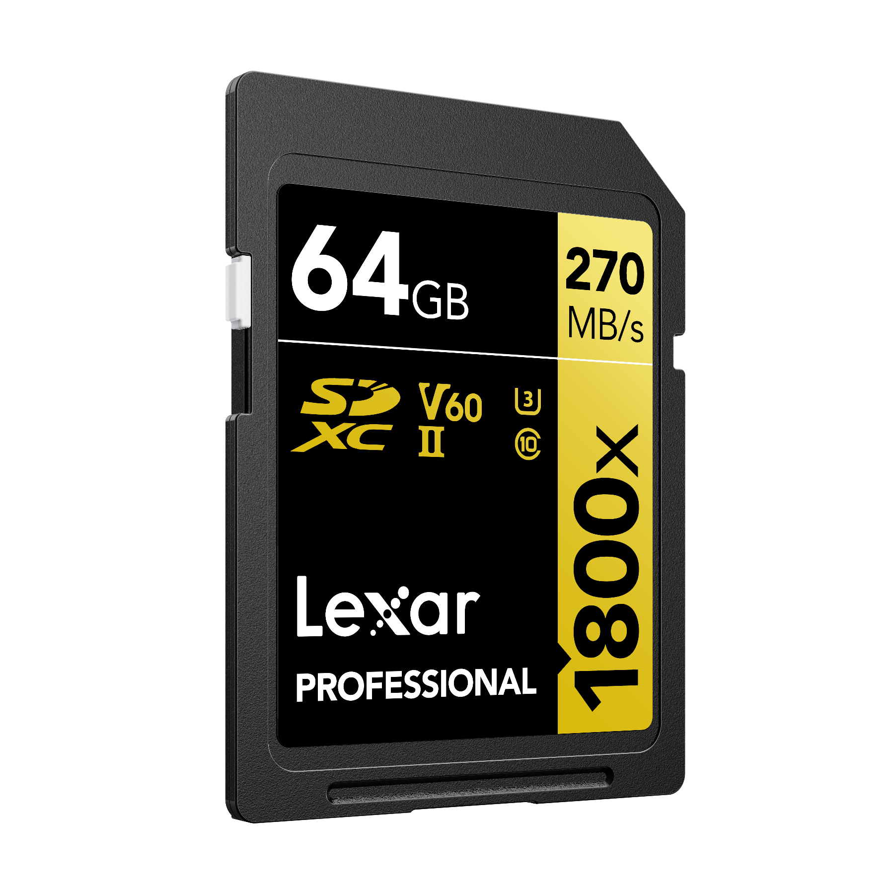 Lexar 64GB SDXC Professional 1800x (270MB/s)