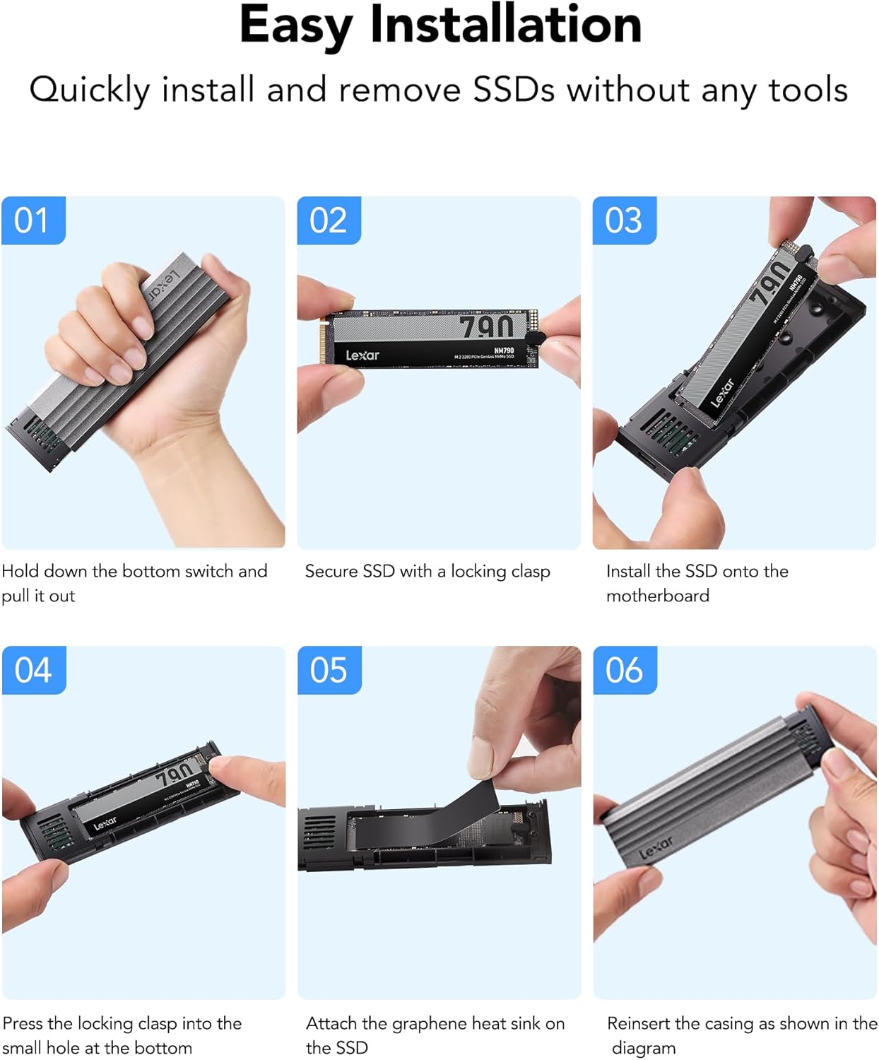 Lexar LPAE350 M.2 SSD Enclosure