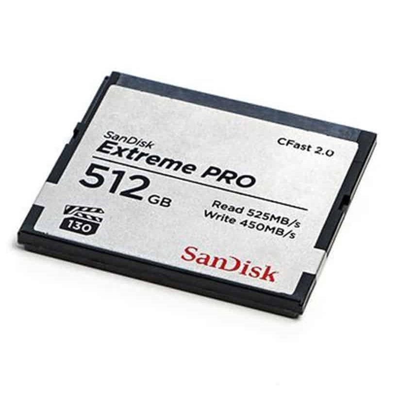 SanDisk 512GB Extreme Pro CFast 525MB/s
