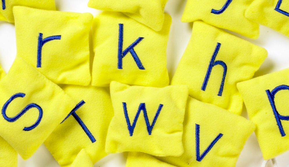 Alphabet Bean Bags