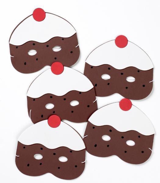 Five Currant Buns in the Bakers Shop masks