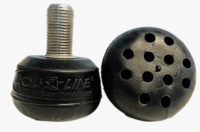 Roll-Line Black toe stops from Skatermate