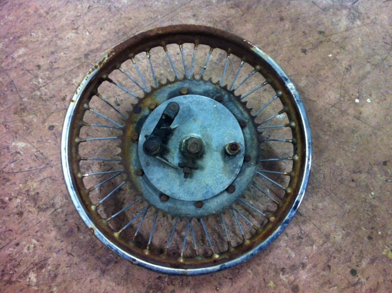 1969 Triumph Trophy 250 Rear Wheel