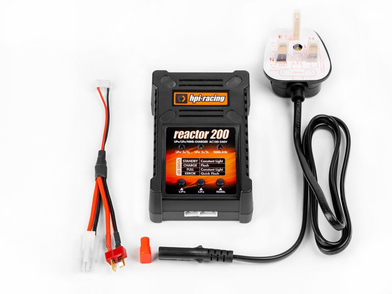 118050 - HPI Reactor 200 Charger (UK 3 Pin)