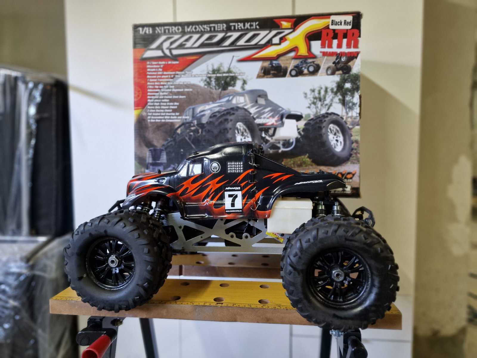 (USED) Nanda Racing - Raptor 1/8 Nitro 4WD Monster Truck
