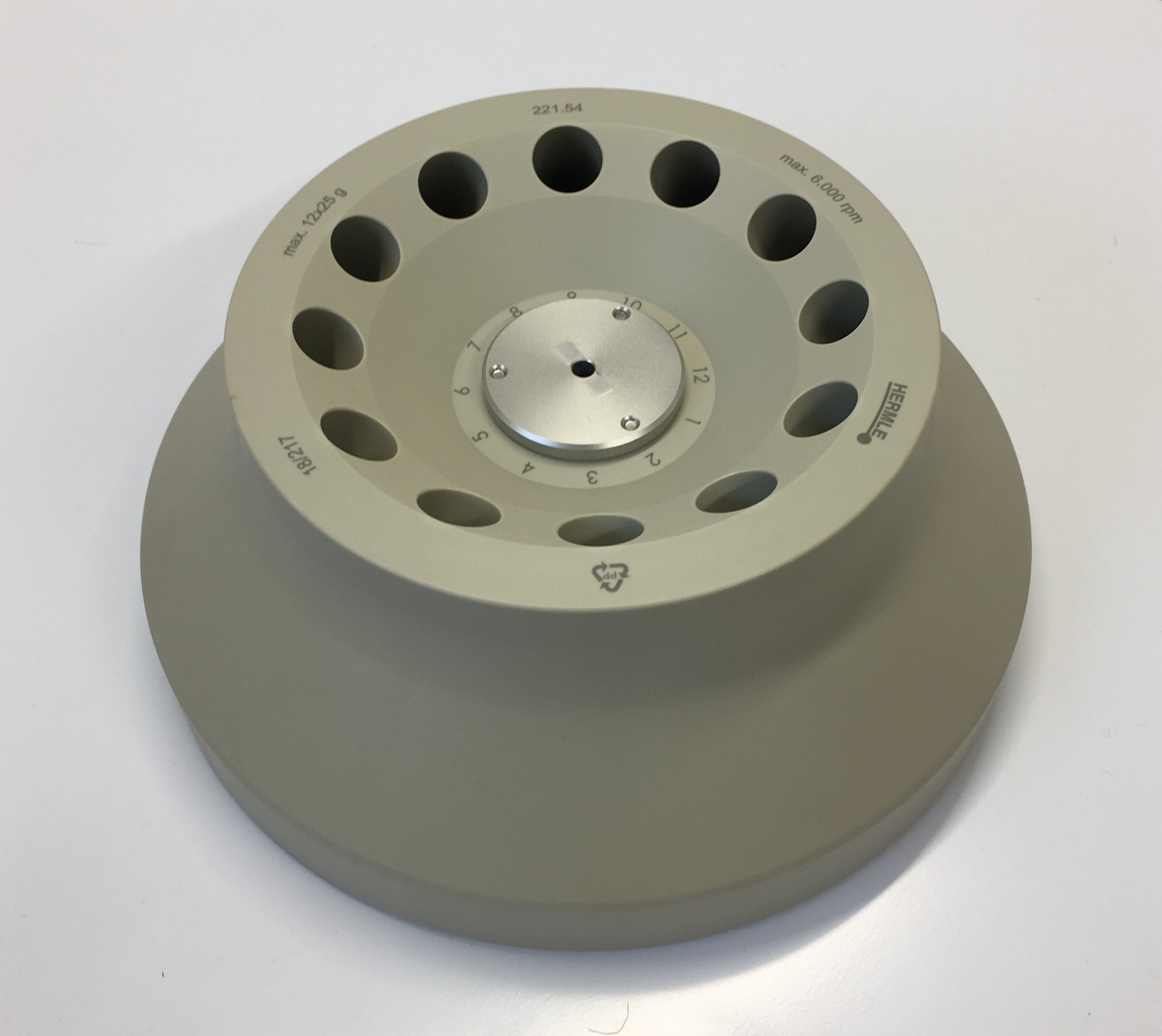 221.54 Angle rotor for 12 x 15ml RB or Falcon tubes