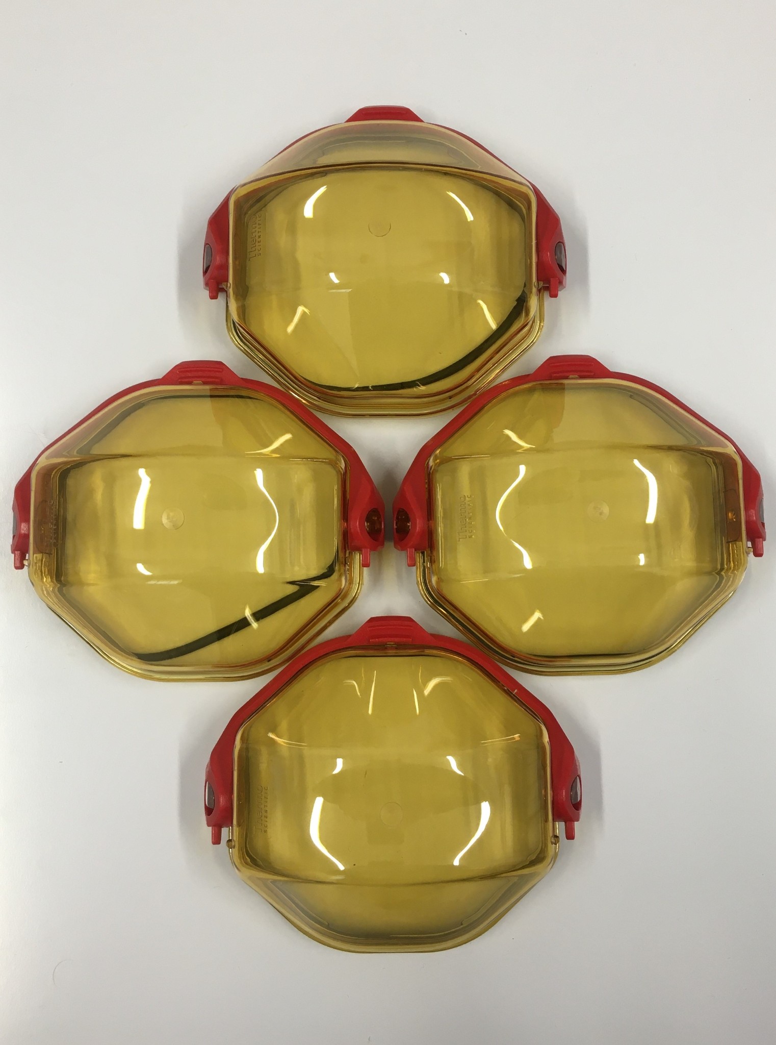 Set of 4 Rotor Bucket Lids for TX400 Rotor Bucket used on a Sorvall SL16